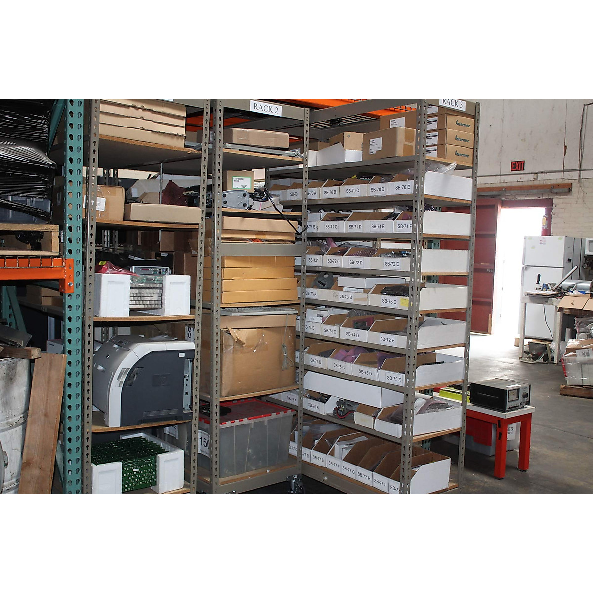 Stanly 4pc - Boltless Rack Mobility Kit with Casters