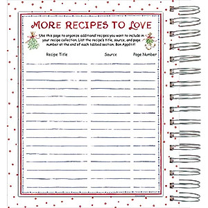 Recipe Keepsake Book - Favorite Family Recipes
