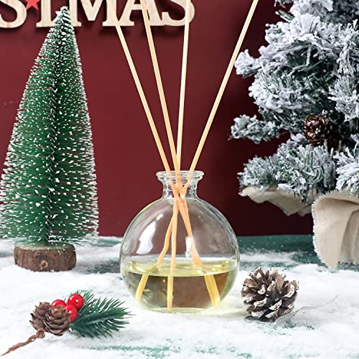 Magic Season Decorative Glass Bottles with Cork Stoppers (9 fl oz. Potion Bottles / 2 Pcs)