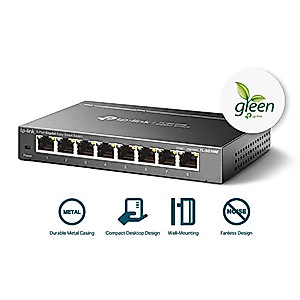 TP-LINK TL-SG108E 8-Port Gigabit Easy Smart Switch (TL-SG108E)