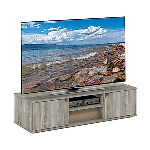 Furinno Classic Stand for TV up to 55 Inch, French Oak