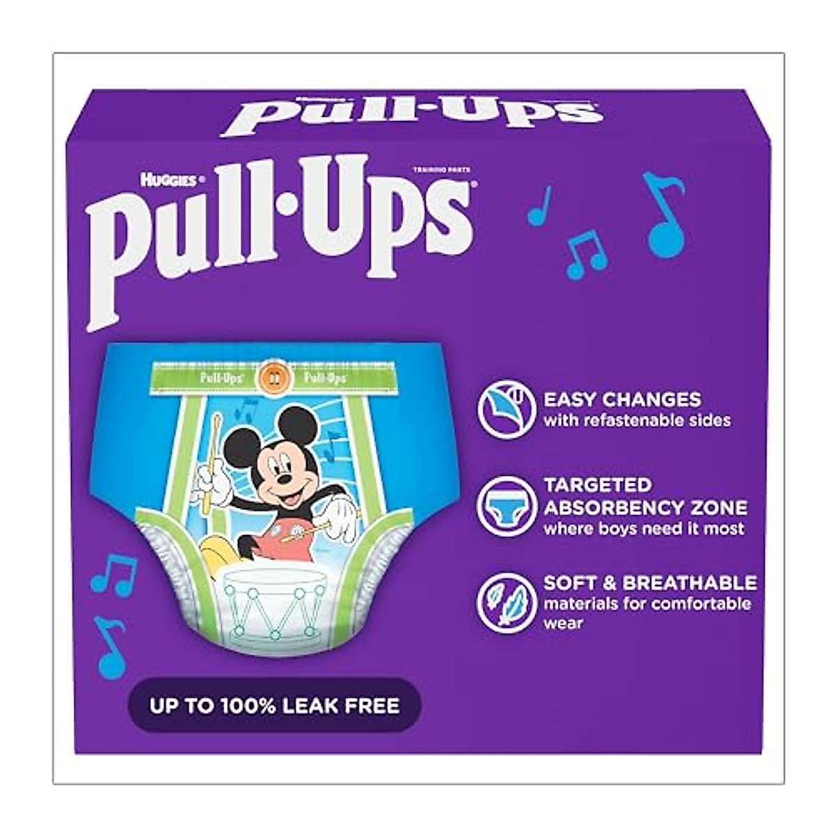 Pull-Ups Boys' Potty Training Pants, Size 4T-5T Training Underwear (38-50 lbs), 17 Count