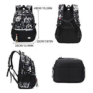 MITOWERMI Boys Backpack for Kids Camouflage School Bags for Elementary Primary Student Bookbags Middle Backpacks Teen Casual Travel Back Pack