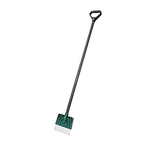 Suncast 7" Snow and Ice Scraper with Galvanized Steel Blade, Green