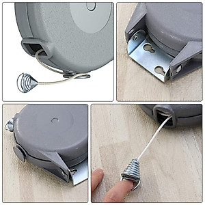 BESPORTBLE 12 String Foldable Portable Clothesline Adjustable The Material is abs Telescopic Clothing Single line Outdoor Foldable Clothing Rack Clothes Rail Extend Adjustable Clothes