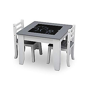 Delta Children Chelsea 3-Piece Table and Chairs Set with Storage