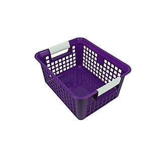 Romanoff Products Book Basket, Purple