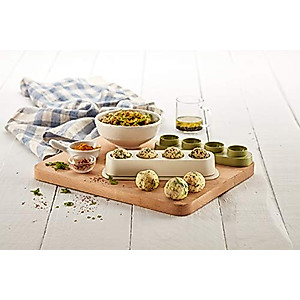 Lékué Veggie Ball Maker, 8.2 x 2.2 x 2.8in, Green