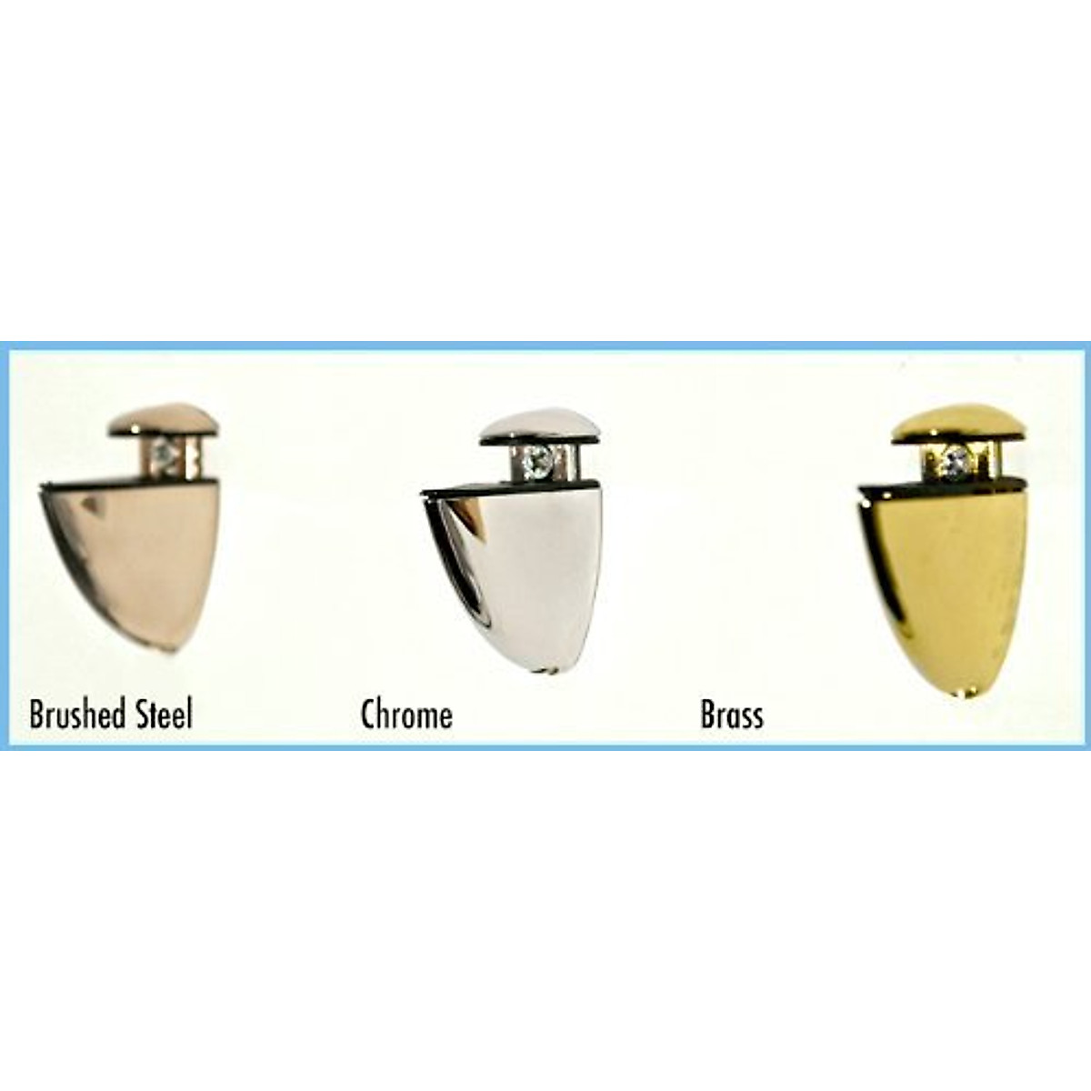 Spancraft Glass Peacock Glass Shelf, Brass, 8 x 24