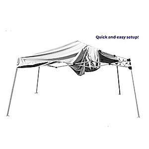 Impact Canopy 040000001 Slant Leg Canopy, 10' x 10', White-No Sidewall