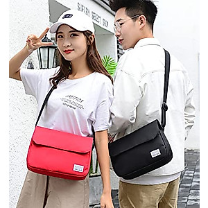 Unisex Tote Bag Cute Canvas Shoulder Bag Women Crossbody Handbags Purse Casual Work Bag