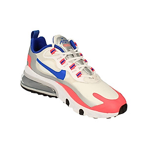 Nike Womens Air Max 270 React Running Trainers CW3094 Sneakers Shoes (UK 7 US 9.5 EU 41, White Racer Blue Flash Crimson 100)