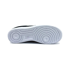 NIKE Men's Low-Top Sneakers Basketball Shoe, Black White, 10