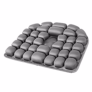 BAUBUY Cojín de Asiento Wheelchairs Scooter Accessories Square Comfort Cushions Ergonomic Breathable Durable Suitable for Adults for Pressure Relief