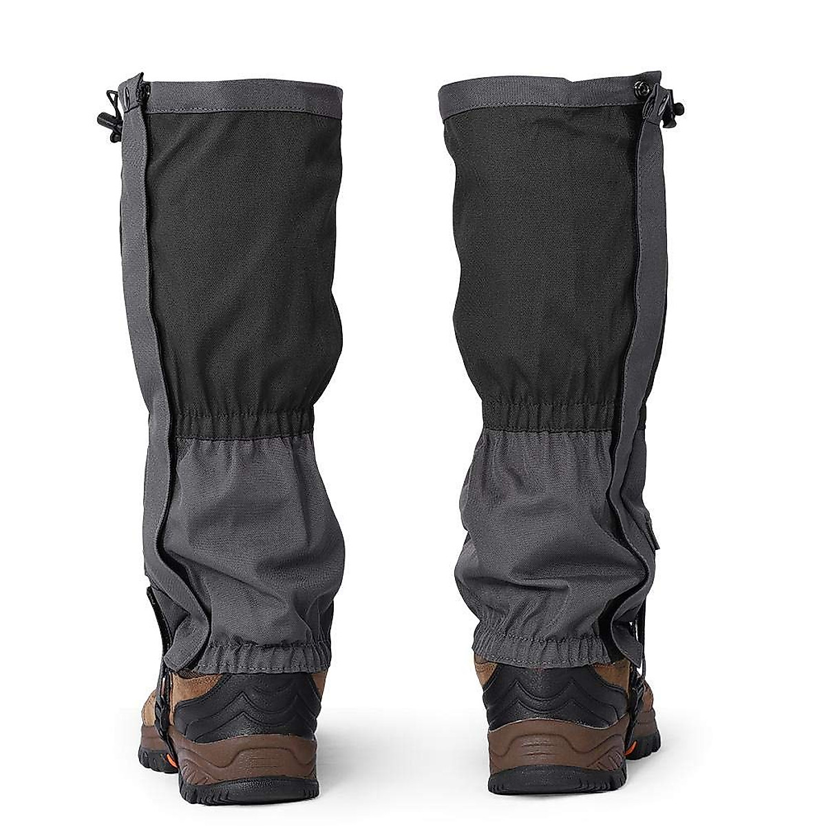 RiToEasysports Leg Gaiters Waterproof Snow Boot Gaiters for Outdoor Backpacking Climbing Fishing Hunting(Black) Ski