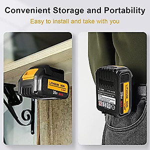 Replacement for Dewalt 20V 6.0Ah Battery Compatible with Dewalt 20V Cordless Power Tools (4Packs)