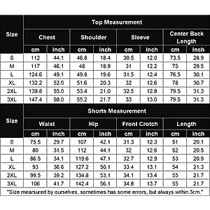 COOFANDY 2 Pieces Linen Outfits For Men White Short Sleeve Henley Shirt and Shorts Summer Beach Yoga Matching Sets