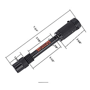 AC-DK Trailer Hitch Lock Pin, 5/8" Pin Dia, Extra Long 3-1/2" Span for Class III,IV,V Hitches, for Tow Truck, Bike, Car and Boat. Keyed Alike (1-Pack, 5/8" Pin)