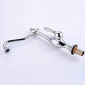 Faucets,High Grade All Chrome Faucet Lifting Kitchen Bathtub Bathroom Taps Personality Lovely Water-Tap