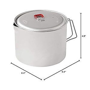 MSR Big Titan Ultralight Titanium Backpacking Kettle