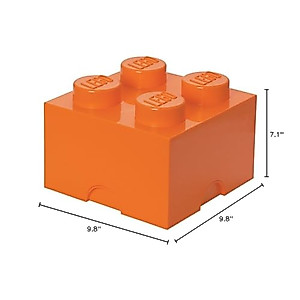 Lego Storage Brick 4 Orange
