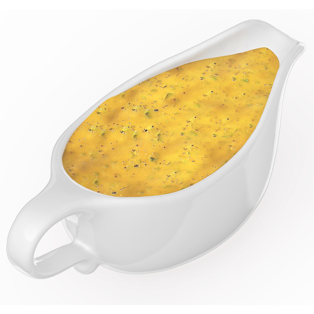 RONDURE Large White Gravy Boat - 19 oz Capacity, Microwave and Dishwasher Compatible