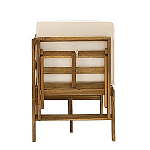 SEI Furniture Dolavon Outdoor Lounge Chair, White