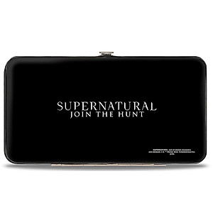 Buckle-Down unisex adults Buckle-down Hinge - Dean Smiling/Pie Galaxy Blue-purple Fade + Supernatural Black/White Wallet, Multicolor, 7 x 4 US