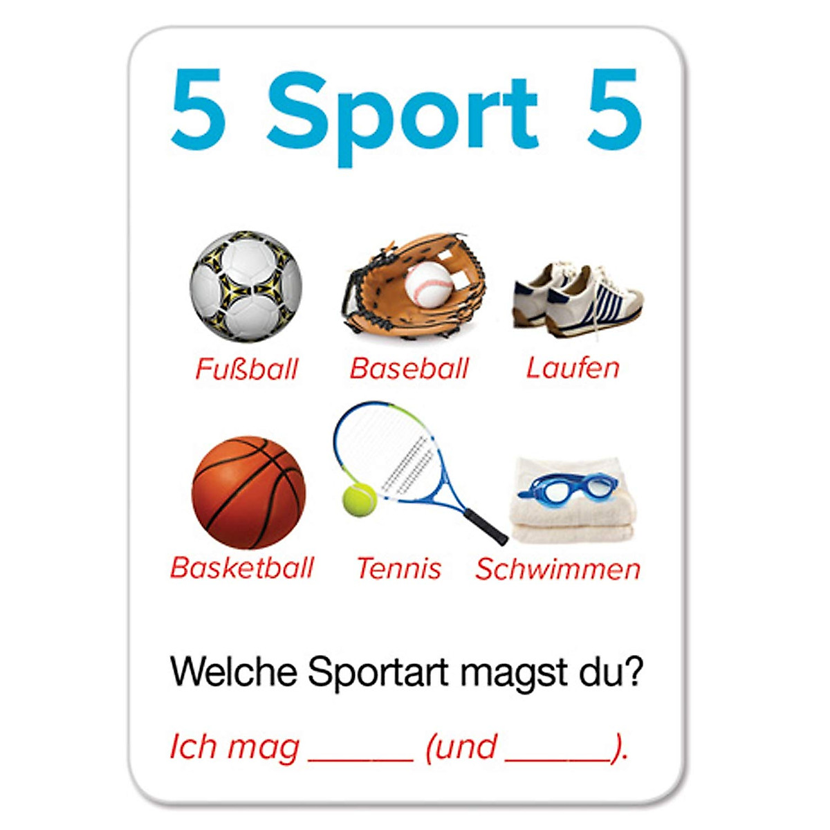AGO Auf Deutsch - Card Game for Beginners Learning German! Practice German Conversation While Playing a Fun Card Game!
