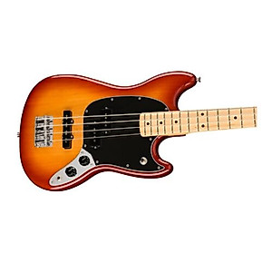 Fender Player Mustang Bass, Sienna Sunburst, Maple Fingerboard
