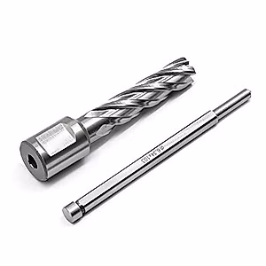 Annular Cutter JESTUOUS 3/4 Inch Weldon Shank 1/2 Cutting Diameter 2 Cutting Depth with Pilot Pin Slugger Bits Two Flat HSS Kit for Magnetic Drill Press,1 Piece