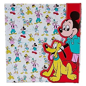 LOUNGEFLY Stationary Disney D100 Mickey and Friends Binder