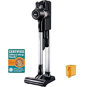 LG CordZero A913 - Cordless Stick Vacuum Cleaner, 60 Minute Runtime w/ Rechargeable Battery, Lightweight, Powerful Cleaning for Carpet, Hardwood, Pet Hair, Portable Charging Stand