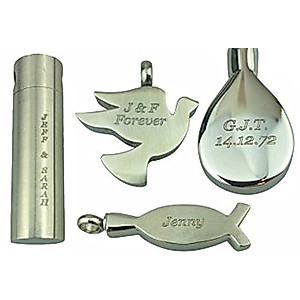 Love to Treasure Gold Classic Cross Urn Pendant Necklace with Personalized Engraving - Memorial Ash Keepsake - Cremation Jewellery