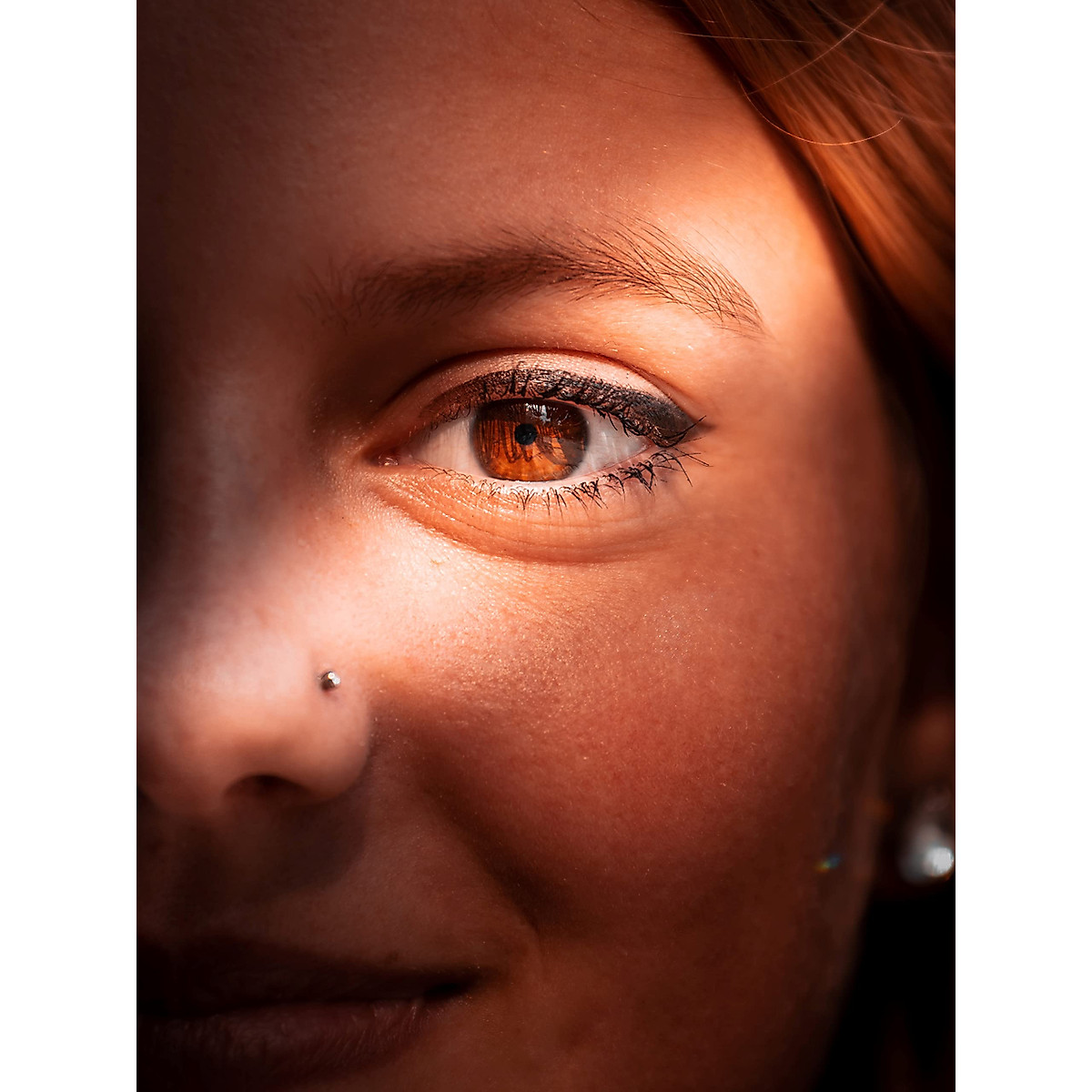 Helicopchain 120-240Pcs Hypoallergenic Nose Studs for Women Men 316L Stainless Steel CZ Nose Piercing Jewelry L Shaped Nose Rings Bone Studs 20G-22G 1.5mm 2mm 2.5mm 3mm