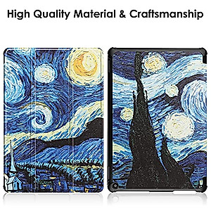 KuRoKo Case for All-New Amazon Fire HD 10 and Fire HD 10 Plus Tablet (Only Compatible with 11th Generation 2021 Release) - Ultra Lightweight Slim Shell Stand Cover Auto Wake/Sleep