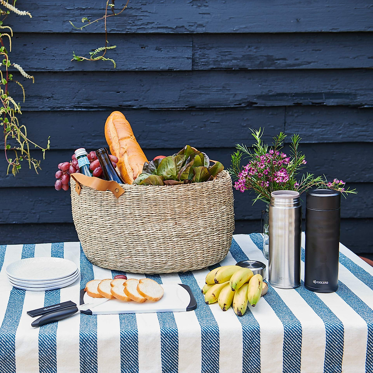 Kyocera Travel Mug with Twist Top, 17oz, Jet Black