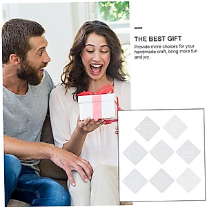 TEHAUX 8pcs Patchwork Template Wire Crimping Tool Acrylic Sewing Ruler Patchwork Stencil Template Wire Crimper Tool Painting Flower Template Embroidery Template Grip Plastic Quilting