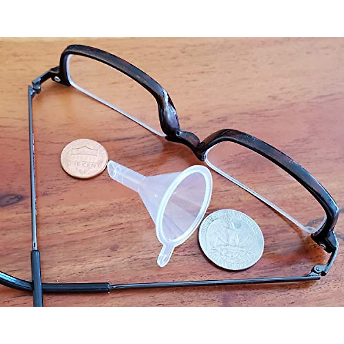 Mini Funnel 5-Pack for Lab Bottles, Sand Art, Perfume, Spice, Powder, Essential Oil, Recreational, Kitchen Food Grade Small Plastic