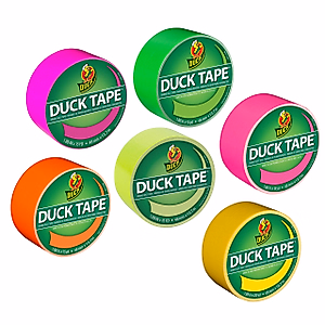 Duck Brand Color Duct Tape: 1.88 in. x 15 yds. (Atomic Yellow)