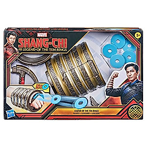 Marvel Hasbro Shang-Chi and The Legend of The Ten Rings Blaster Hero Role Play Action Toy, Includes 5 Rings, for Kids Ages 5 and Up