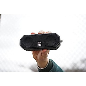 Altec Lansing LifeJacket H2O 4 - Waterproof Bluetooth Speaker, Durable & Portable Speaker with Voice Assistant, 10 Hour Battery Life & 100 Foot Range, Black