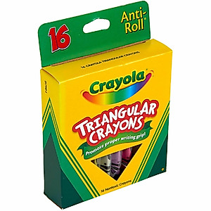 Crayola® Triangular Crayons, Box of 16