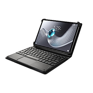 10.1 Inch Tablet, 2.4G 5G Dual Band WiFi Tablet with Case and Keyboard, 8MP + 13MP Camera, 8GB RAM 256GB ROM Octa Core, Support 4G Communication Network,Dual SIM Dual Standby (US Plug)