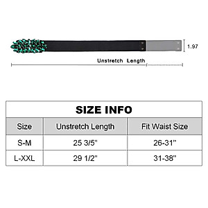 Dorchid Women Rhinestone Belts Crystal Cinch Belt Stretch Retro Waist Dress Belt