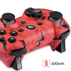 EasySMX 2.4G Wireless Controller for PS3, PC Gamepads with Vibration Fire Button Range up to 10m Support Steam PC PS3 Android Devices and TV Box