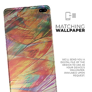 DesignSkinz Liquid Abstract Paint Remix V72 Protective Vinyl Decal Wrap Skin Cover Compatible with The Samsung Galaxy S20 (Screen Trim & Back Glass Skin)