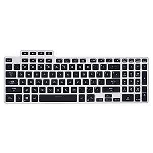 Keyboard Cover for 2023 2022 ASUS TUF Gaming F15 FX507ZM FX507ZC FX507VU / A15 FA507NU / A16 FA617NS / TUF Dash 15 FX517ZM, TUF Gaming F17 FX707 / A17 FA707 FA707RM 17.3 Gaming Laptop -Black
