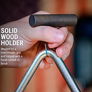 TreeWorks Chimes TRE-HS06 Made in USA Solid Steel 6" Studio-Grade Triangle with Beater and Holder (VIDEO)