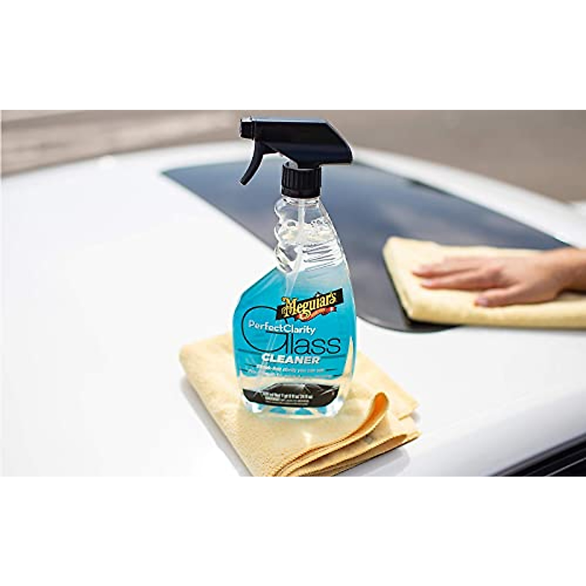 Meguiar's Perfect Clarity Glass Cleaner, Auto Window Cleaner - 24 oz.